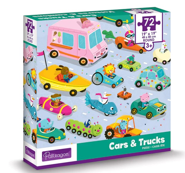 Cars and Trucks Puzzle – Kidspace Museum Store