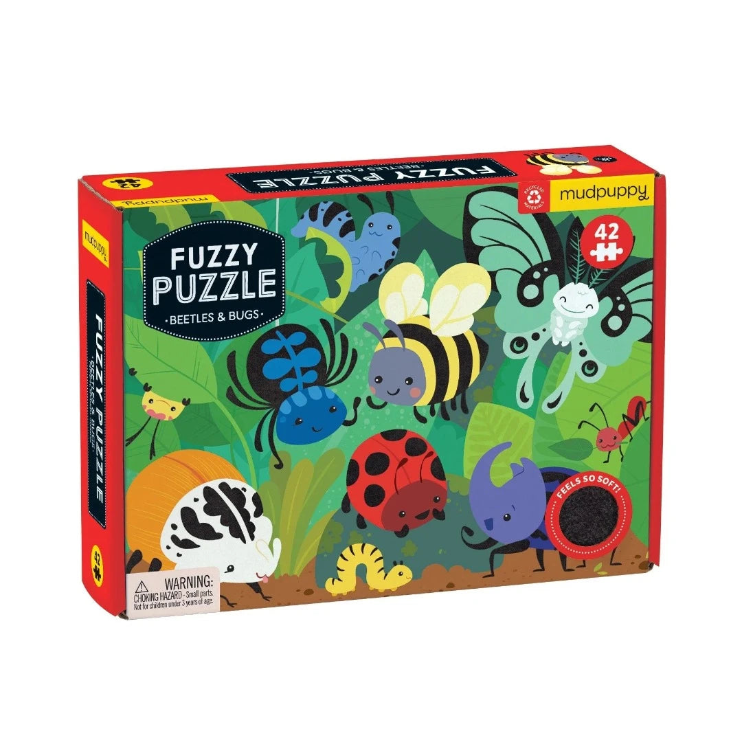 Beetles and Bugs Fuzzy Puzzle – Kidspace Museum Store