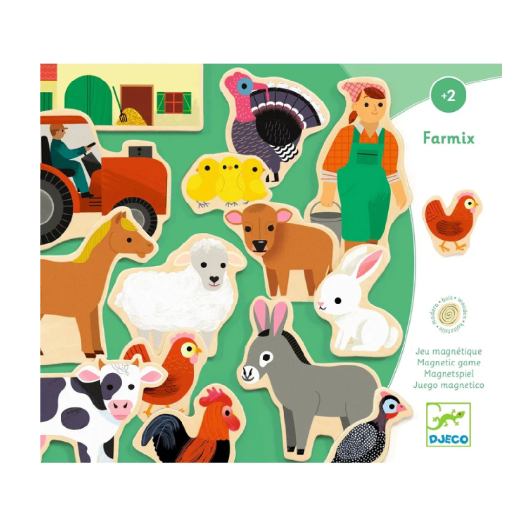 Wooden Farmix Magnets – Kidspace Museum Store