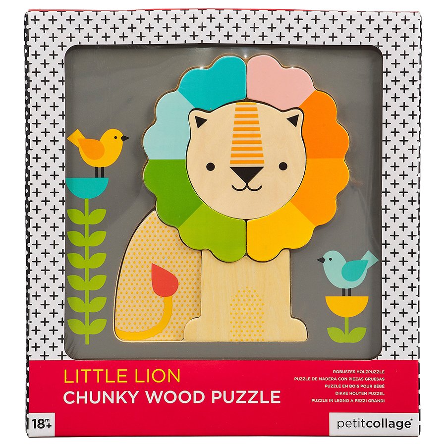 Little Lion Chunky Wood Puzzle – Kidspace Museum Store